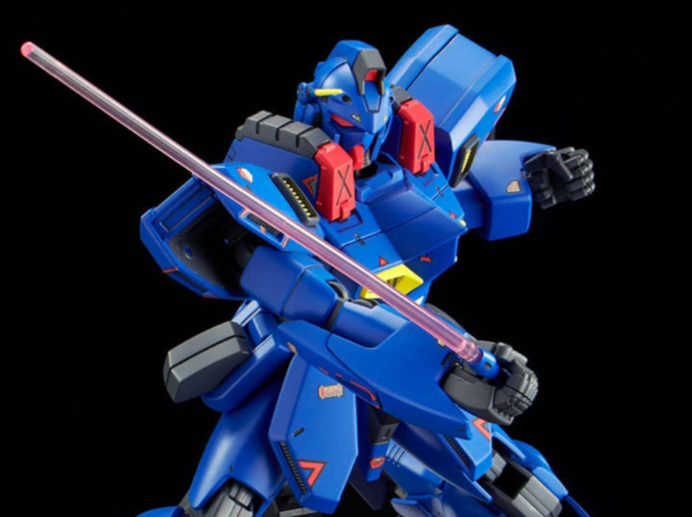 Premium Bandai RE/100 Gun-EZ Ground Type [Bluebird Team Colors ...